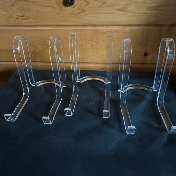 Other | Lucite Plate Bowl Stands | Poshmark